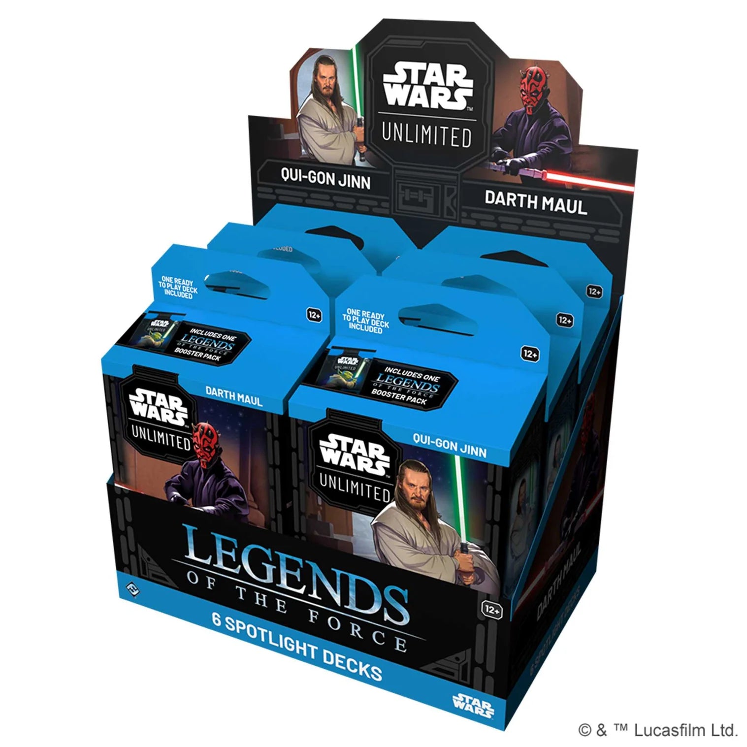 Star Wars: Unlimited Legends of the Force Spotlight Deck – Red Sun ...